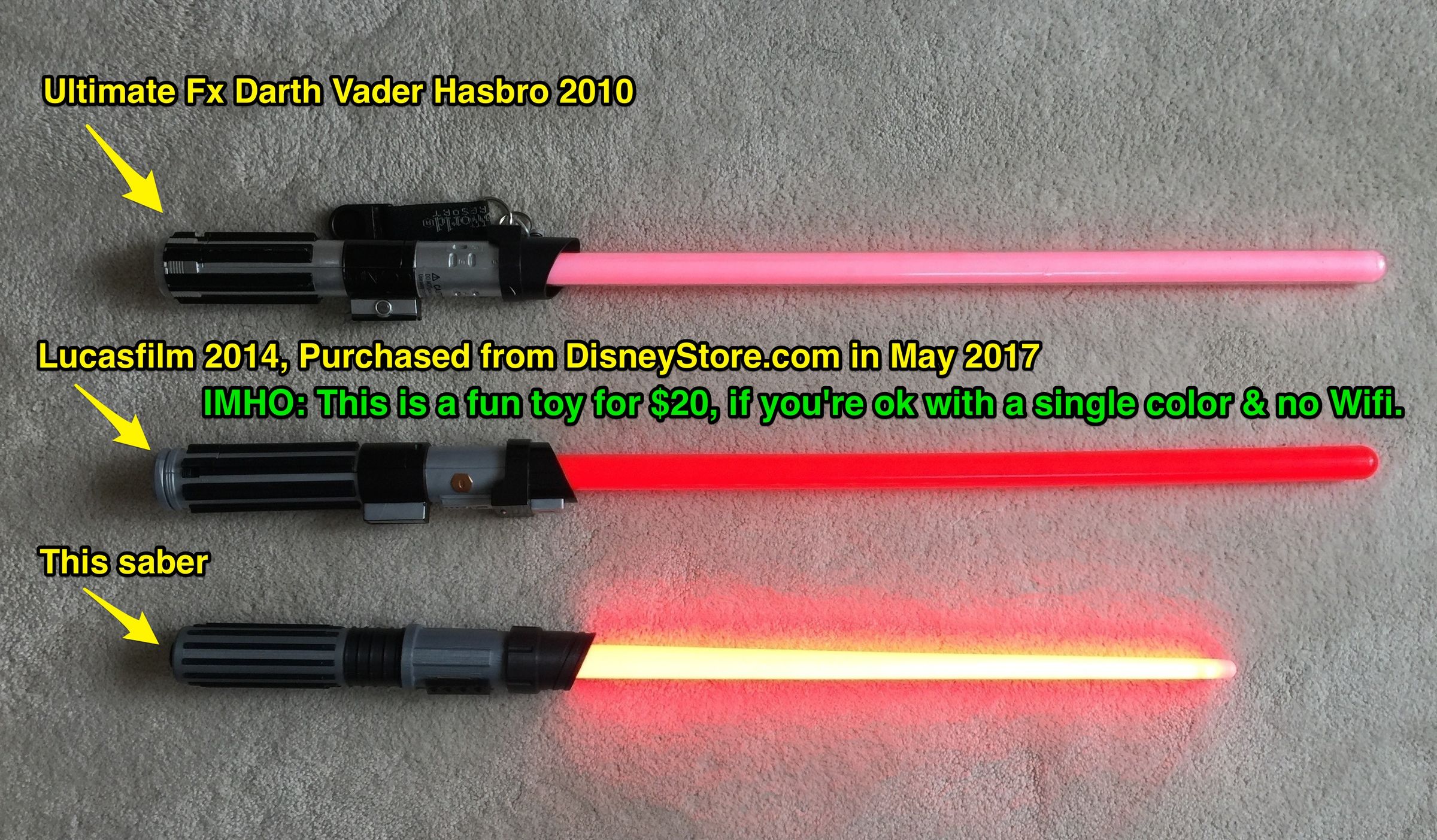 How to Make a WiFi Controlled LightSaber (kid's Size) : 10 Steps (with ...