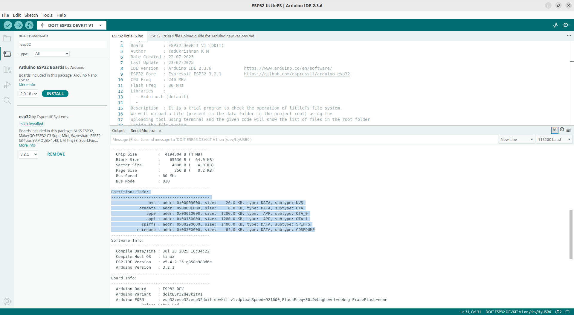 How to Upload Files to ESP32 LittleFS File System : 9 Steps - Instructables