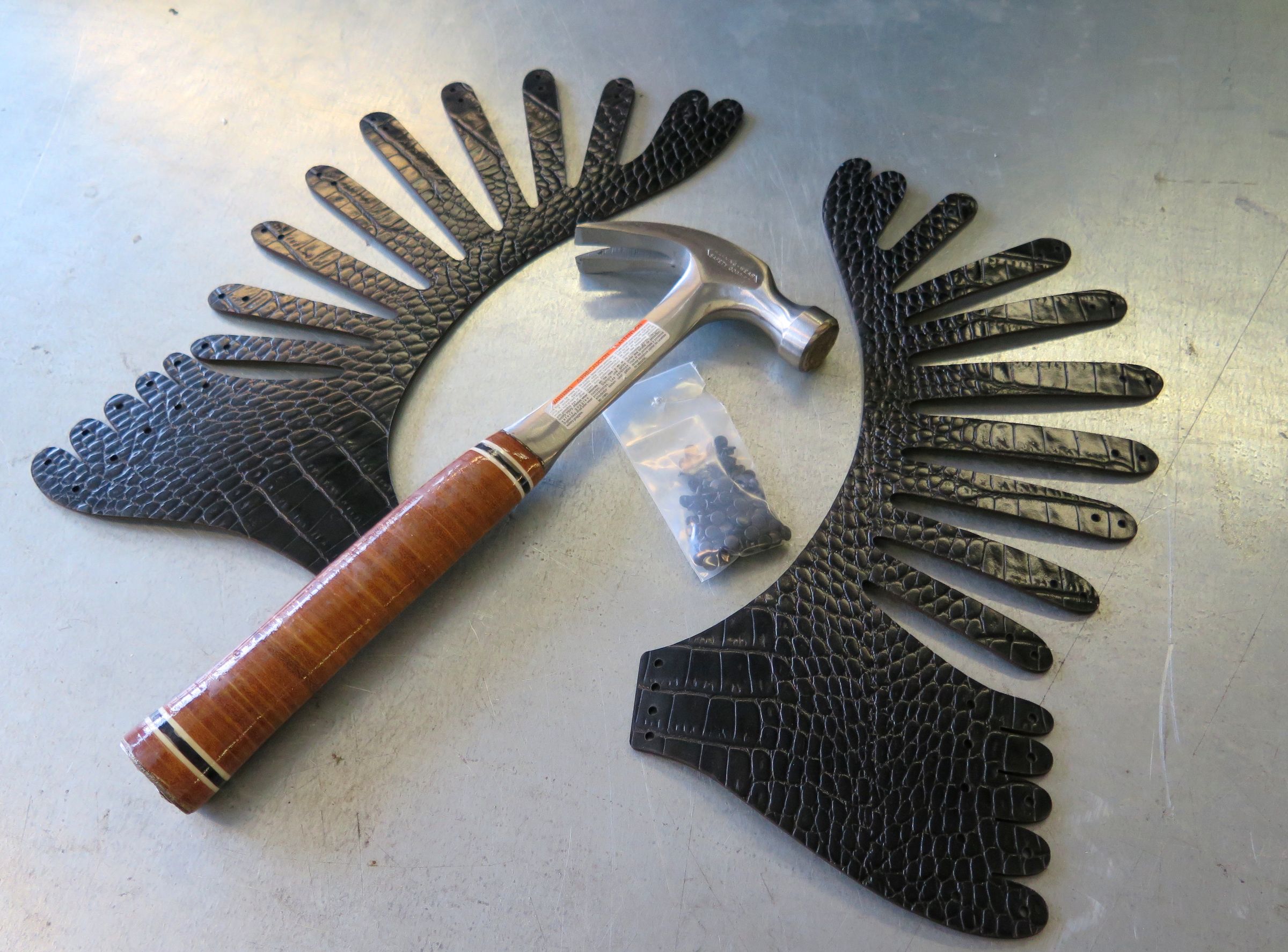 Leather Cyber Goth Shoulder Armor : 9 Steps (with Pictures) - Instructables