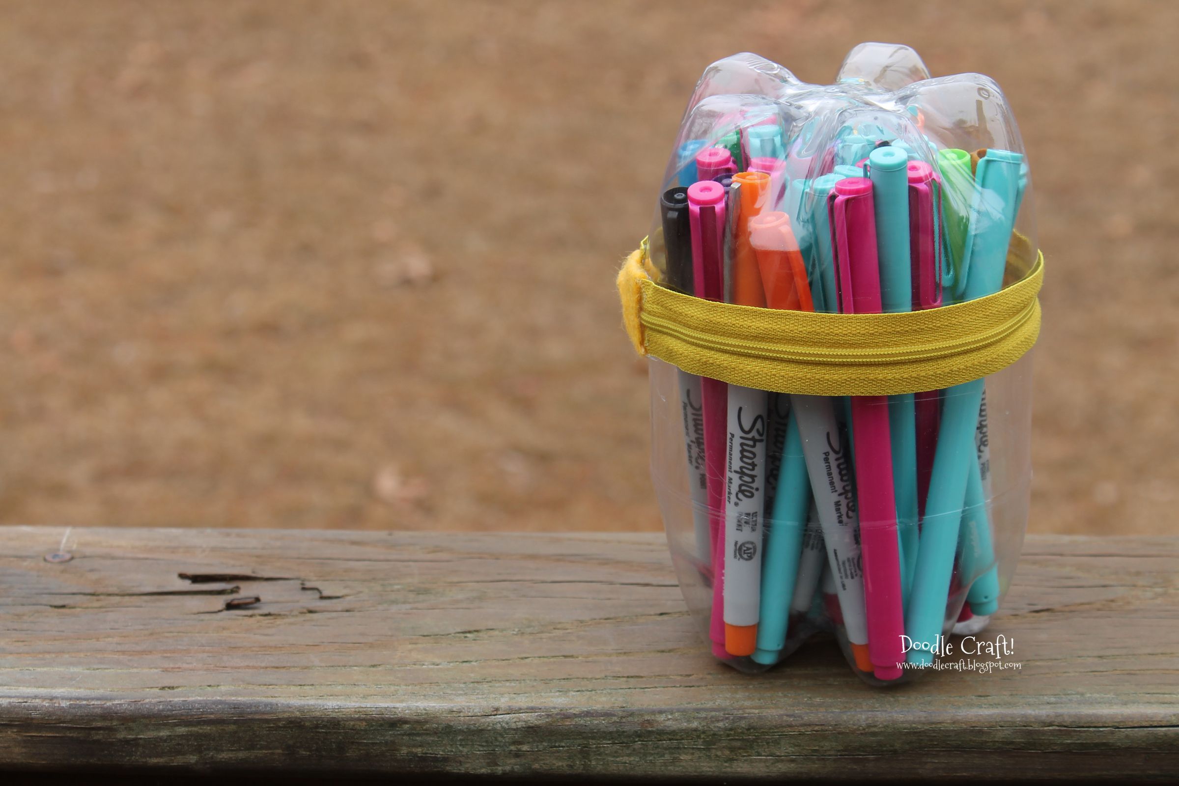 Upcycled Soda Bottle Zippered Pencil Case! : 4 Steps (with Pictures ...