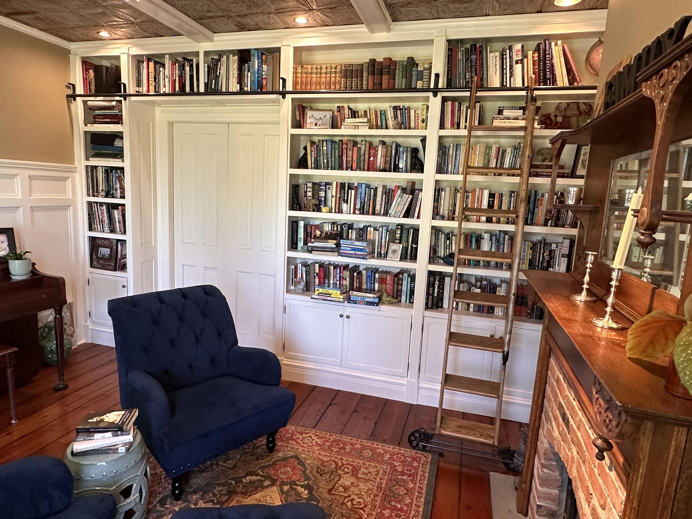 Home Library Bookcases and Cabinets Room Renovation : 16 Steps (with ...