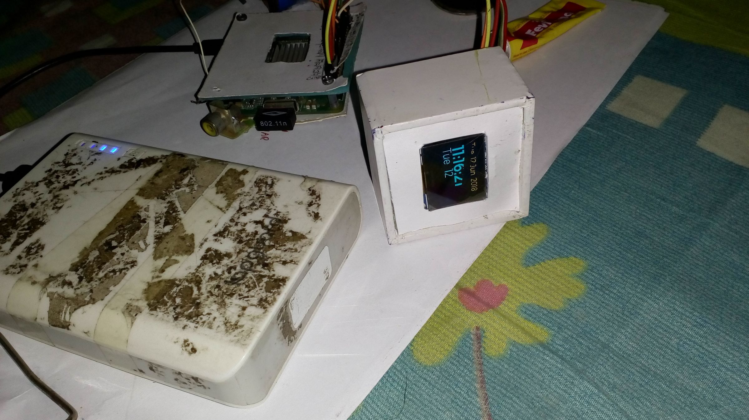 Raspberry Pi Oled Clock Watch It Hear It and Feel It : 5 Steps (with ...