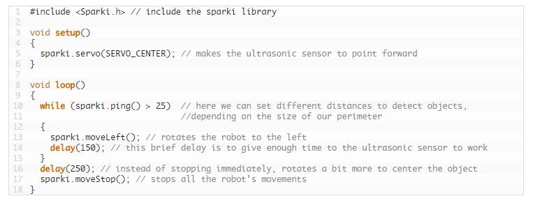 How to Program a Cleaning Robot With the ArcBotics Sparki Educational Robot : 8 Steps ...