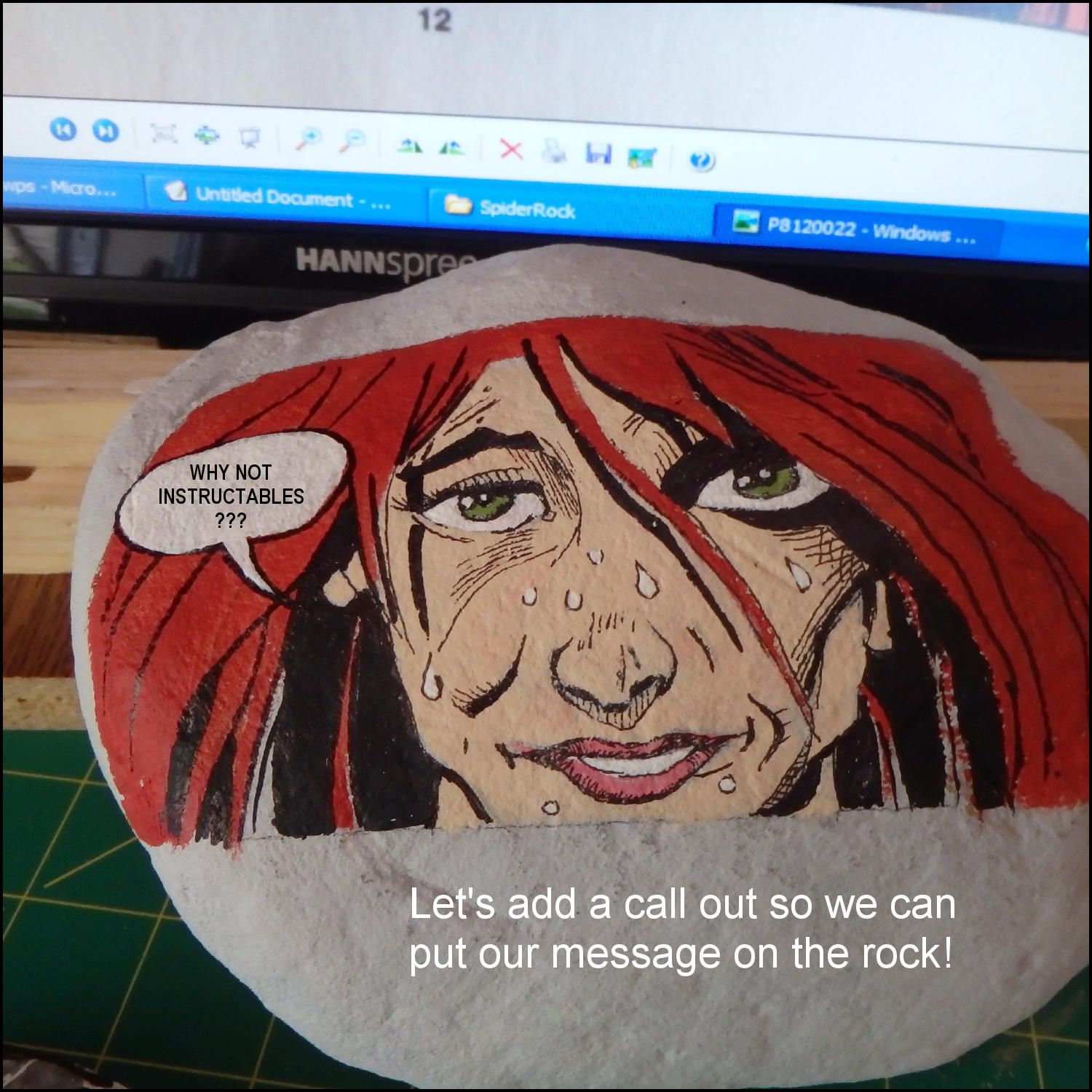 How to Paint Comic Characters on Rocks : 9 Steps (with Pictures ...