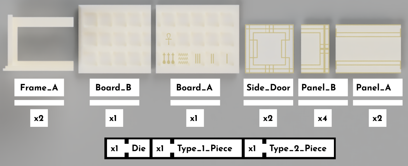 The Ancient Game of Senet - 3D Printed : 5 Steps (with Pictures ...