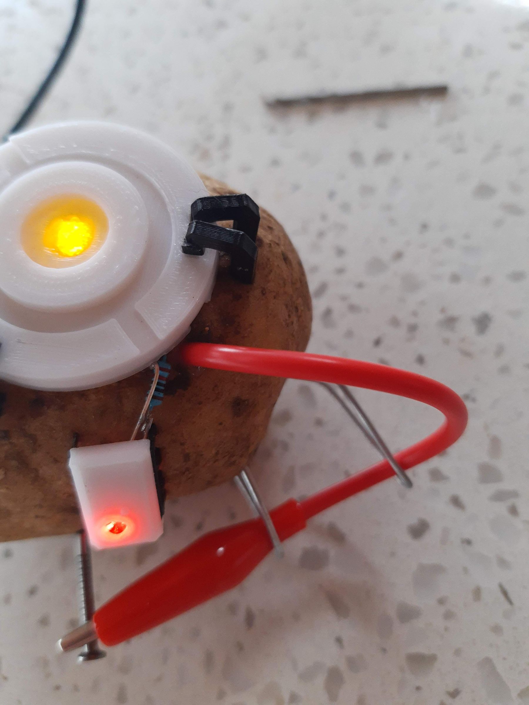 GLaDOS Potato Replica (with Lights) : 5 Steps (with Pictures ...