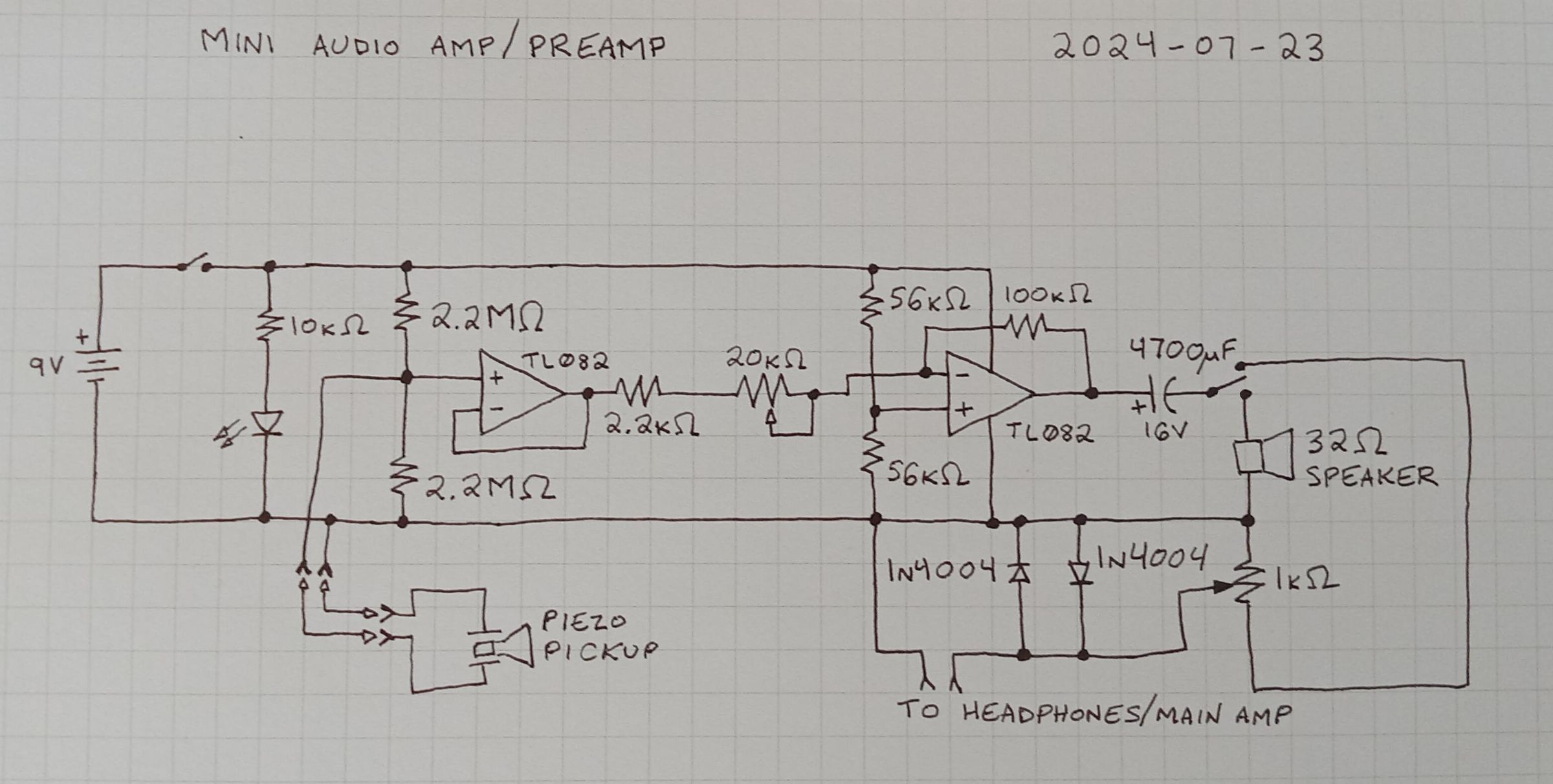 Mini Audio Amp/Preamp : 4 Steps - Instructables