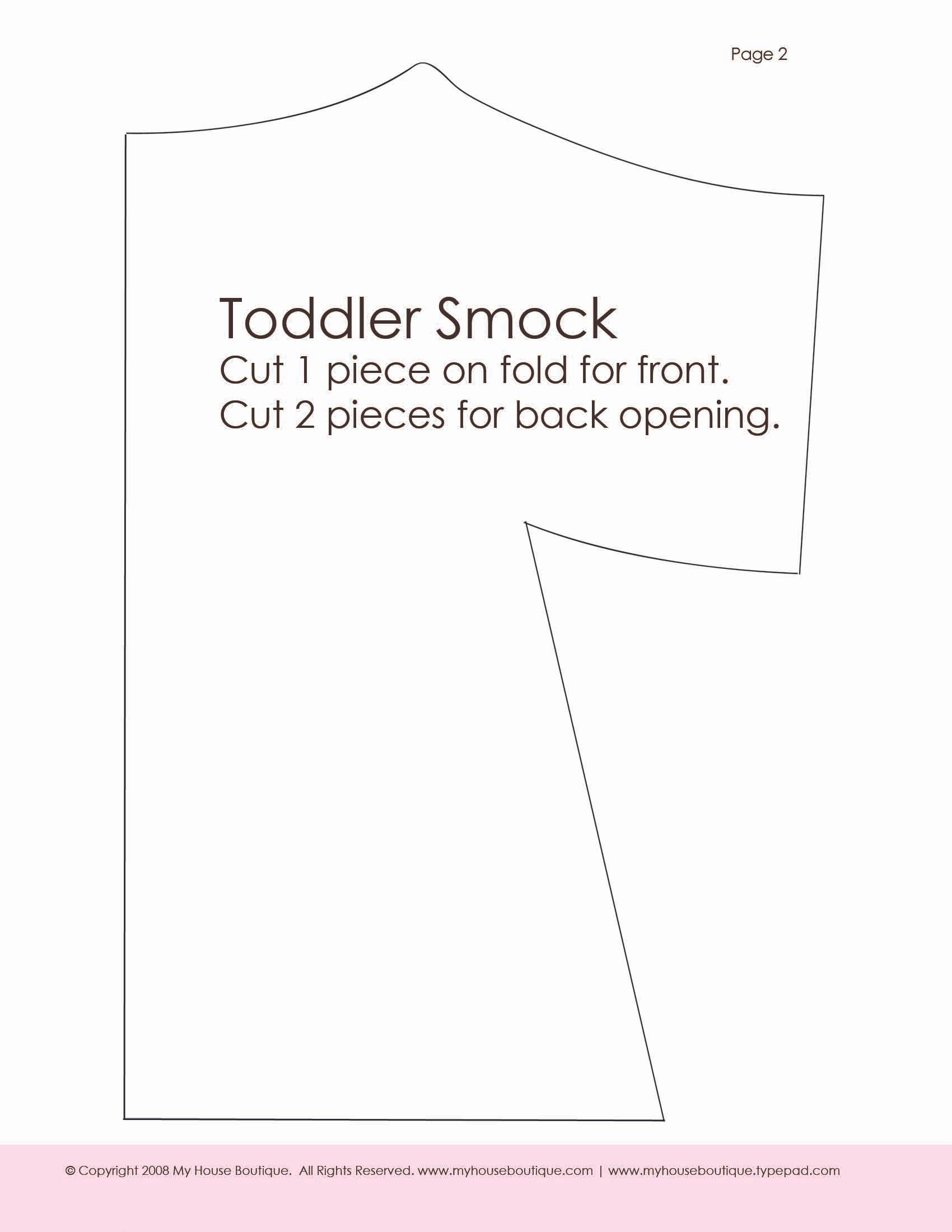 Sew a Quick Toddler Smock! : 4 Steps - Instructables