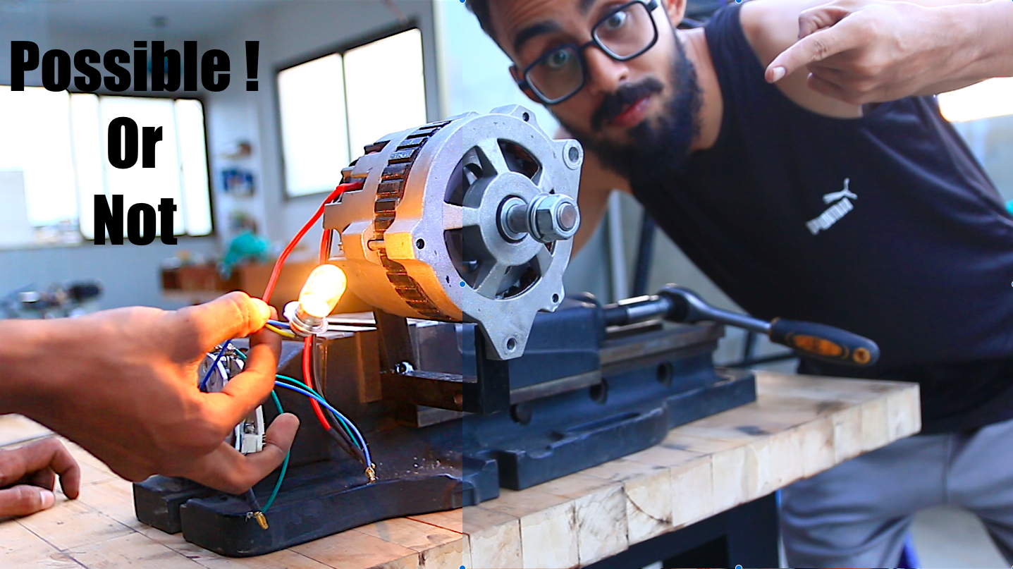 Converting Car Alternator Into a Permanent Magnet Brushless Motor : 6 ...