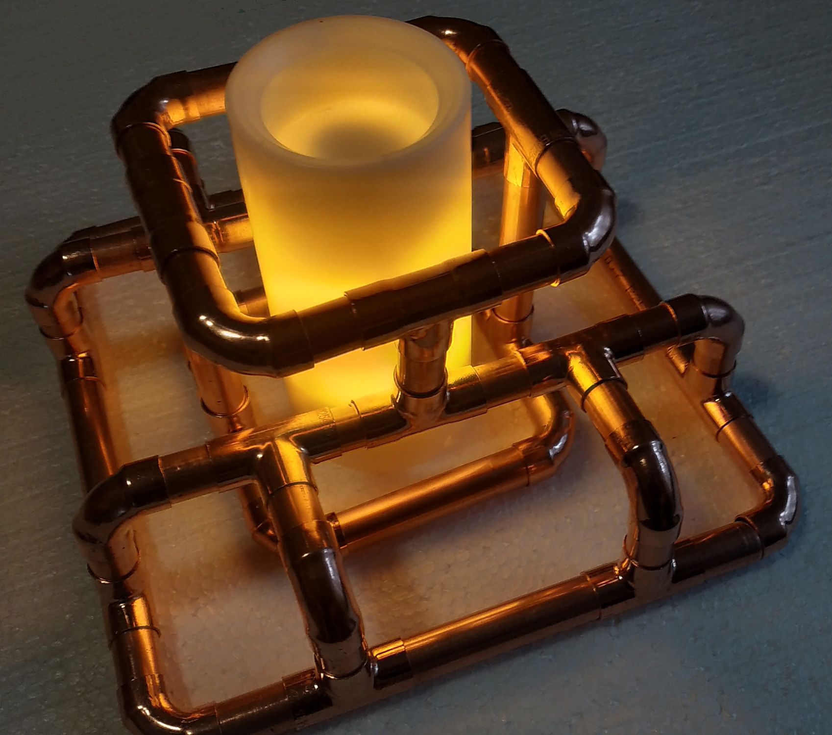 Easy Designing of Copper Pipe Industrial Style Furniture : 5 Steps ...