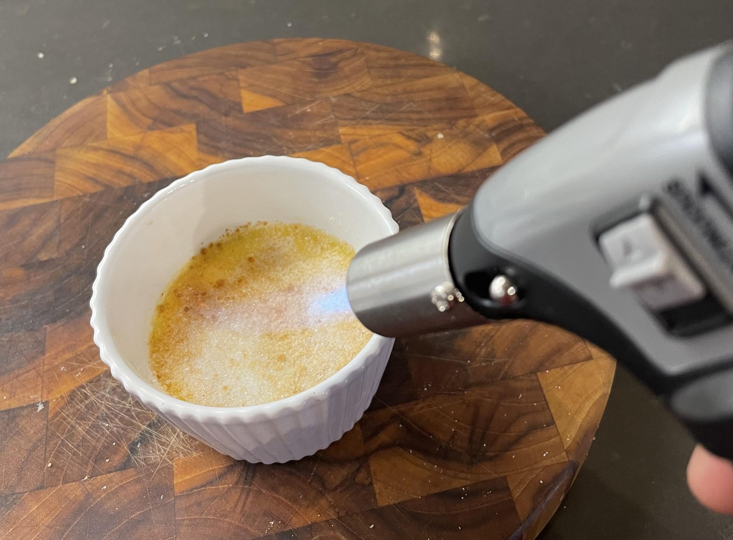Mûenster Cheese Crème Brûlée and a Spicy Cheddar Cheese Tûile : 5 Steps ...