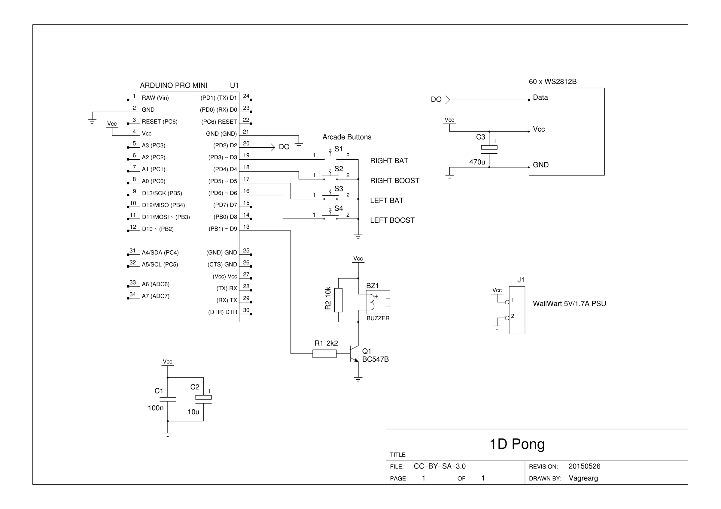 DIY Arduino 1D Pong Game With WS2812 Led Strip - Instructables