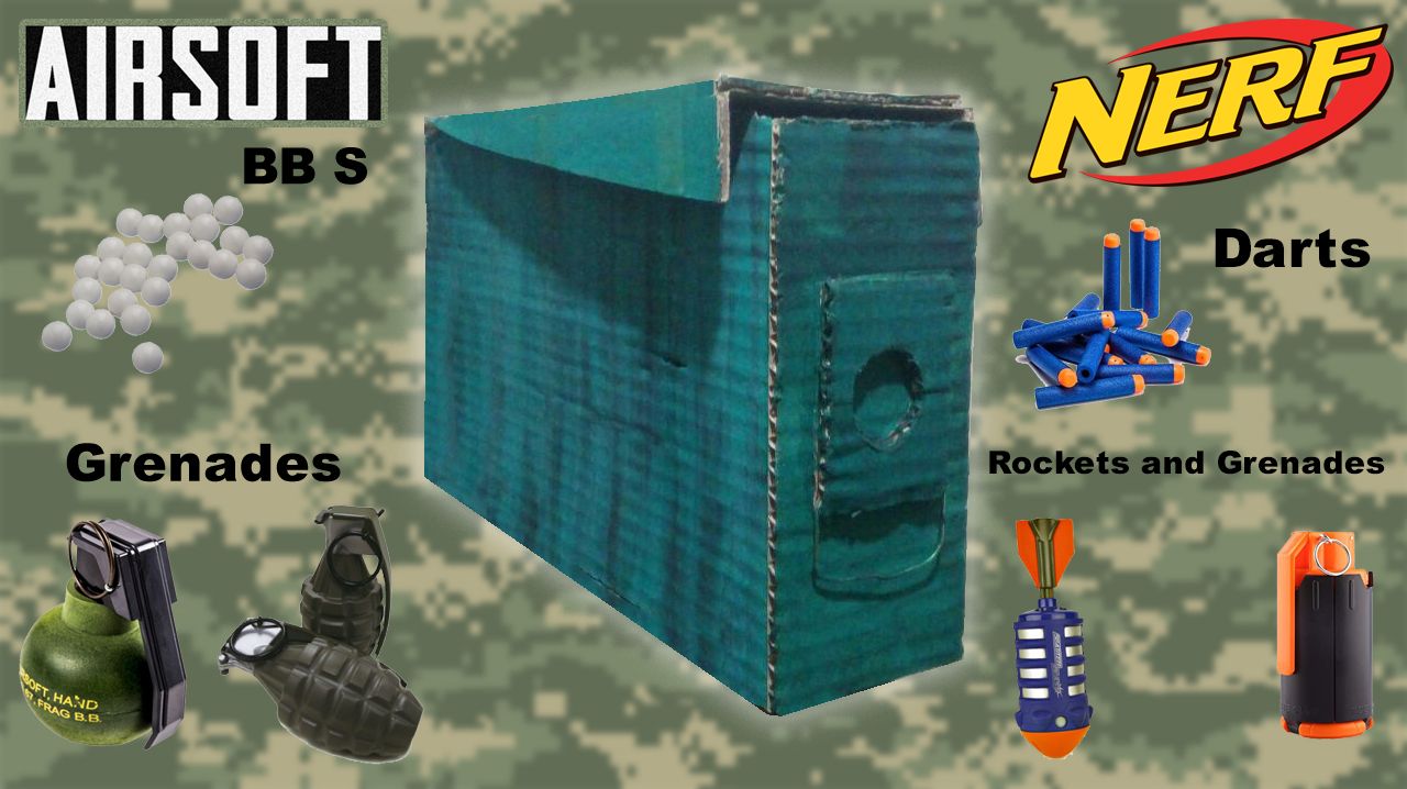 Cardboard Ammo Box (for Airsoft & Nerf) : 7 Steps - Instructables