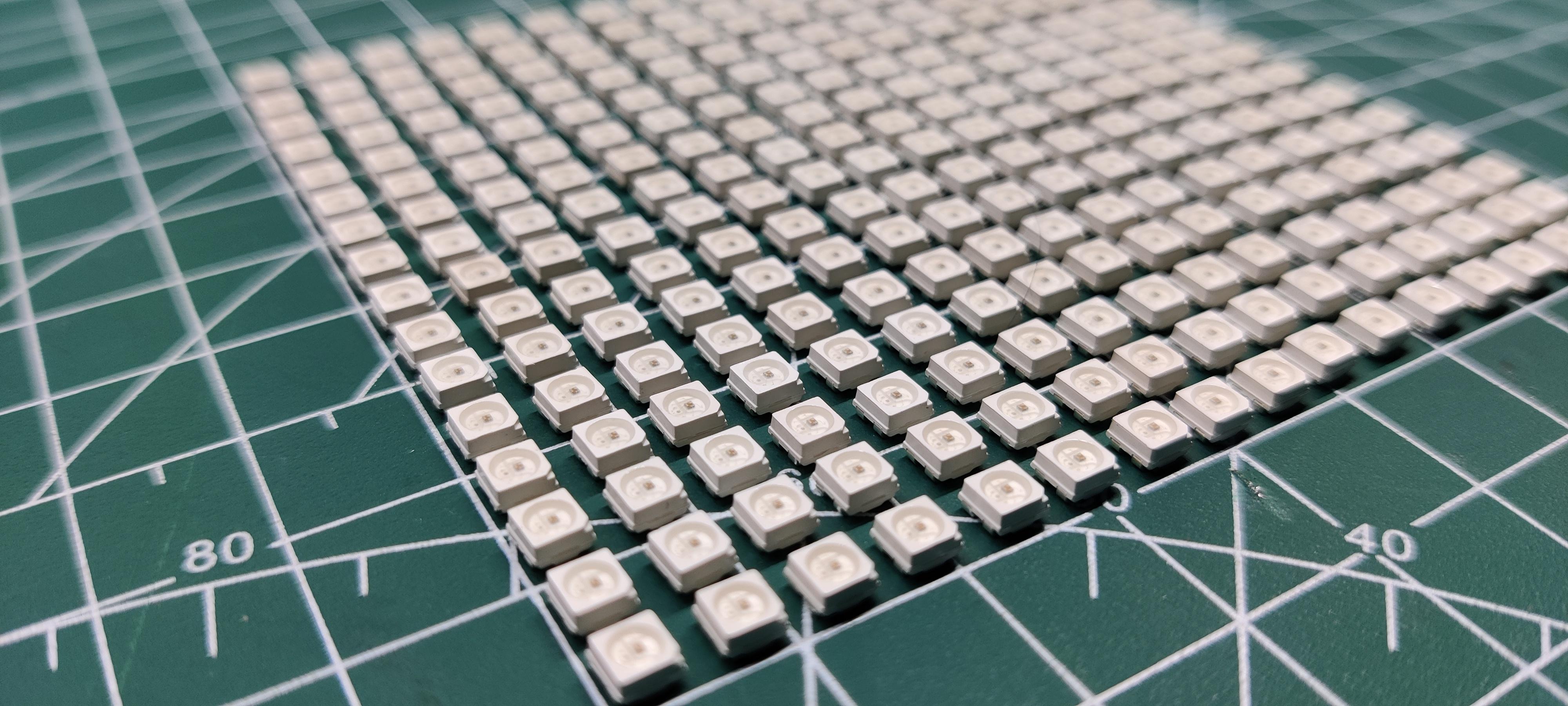 Custom 16x16 WS2812 Mini Matrix Project : 15 Steps (with Pictures ...