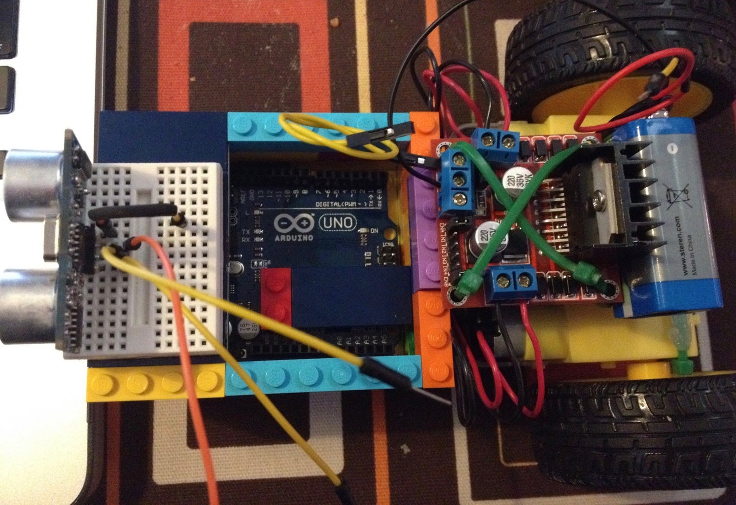 Carro Esquiva Obstáculos Arduino Uno 6 Steps Instructables