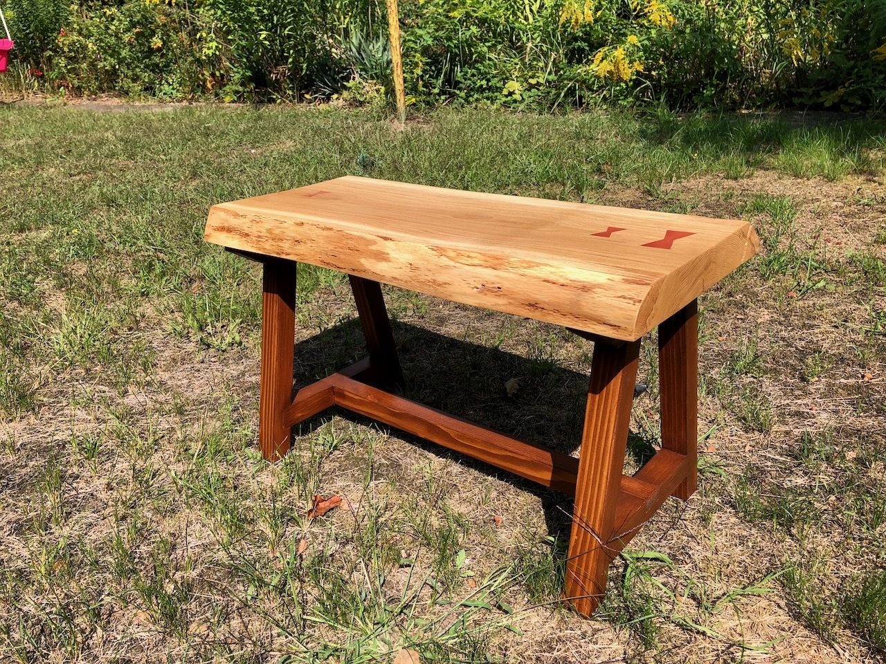 Live Edge Slab Coffee Table With Bow Ties : 11 Steps (with Pictures ...