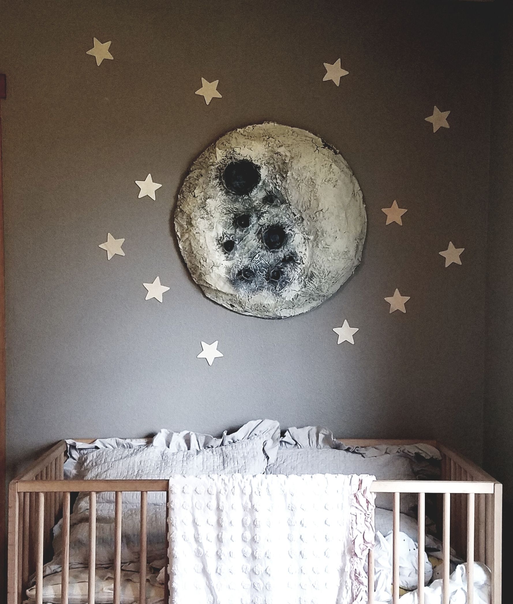 How to Make a Paper Mache Moon Wall Hanging : 9 Steps (with Pictures ...