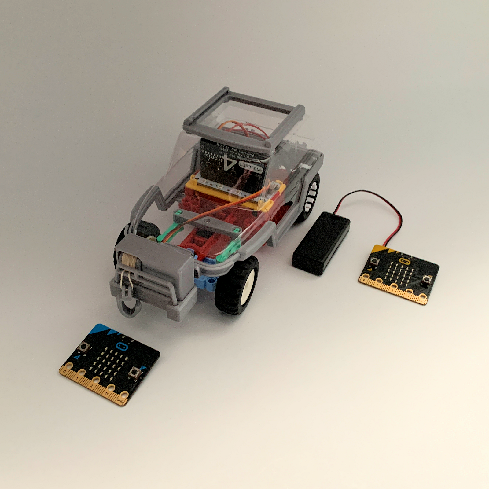 [2021] Servo Winch Challenge! Two (x2) Micro:bits & RC Car for ...