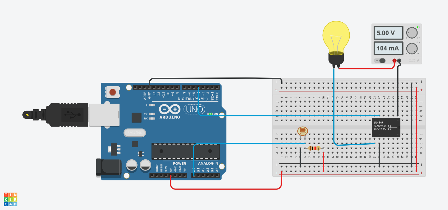 Arduino Light Intensity Lamp : 4 Steps - Instructables