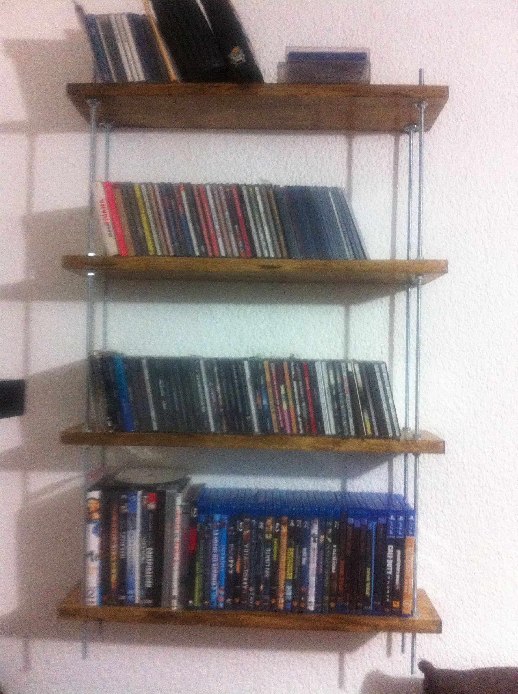 CD & DVD Wall Rack : 4 Steps - Instructables