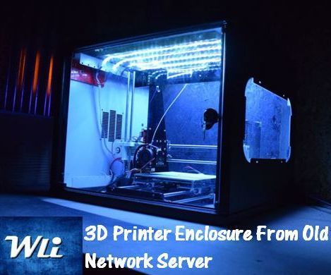 3D Printer Enclosure From Old Network Server : 5 Steps (with Pictures ...