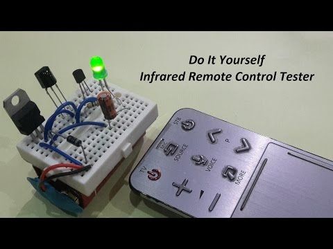 Remote Control Tester Circuit Diagram Infrared Remote Control Tester