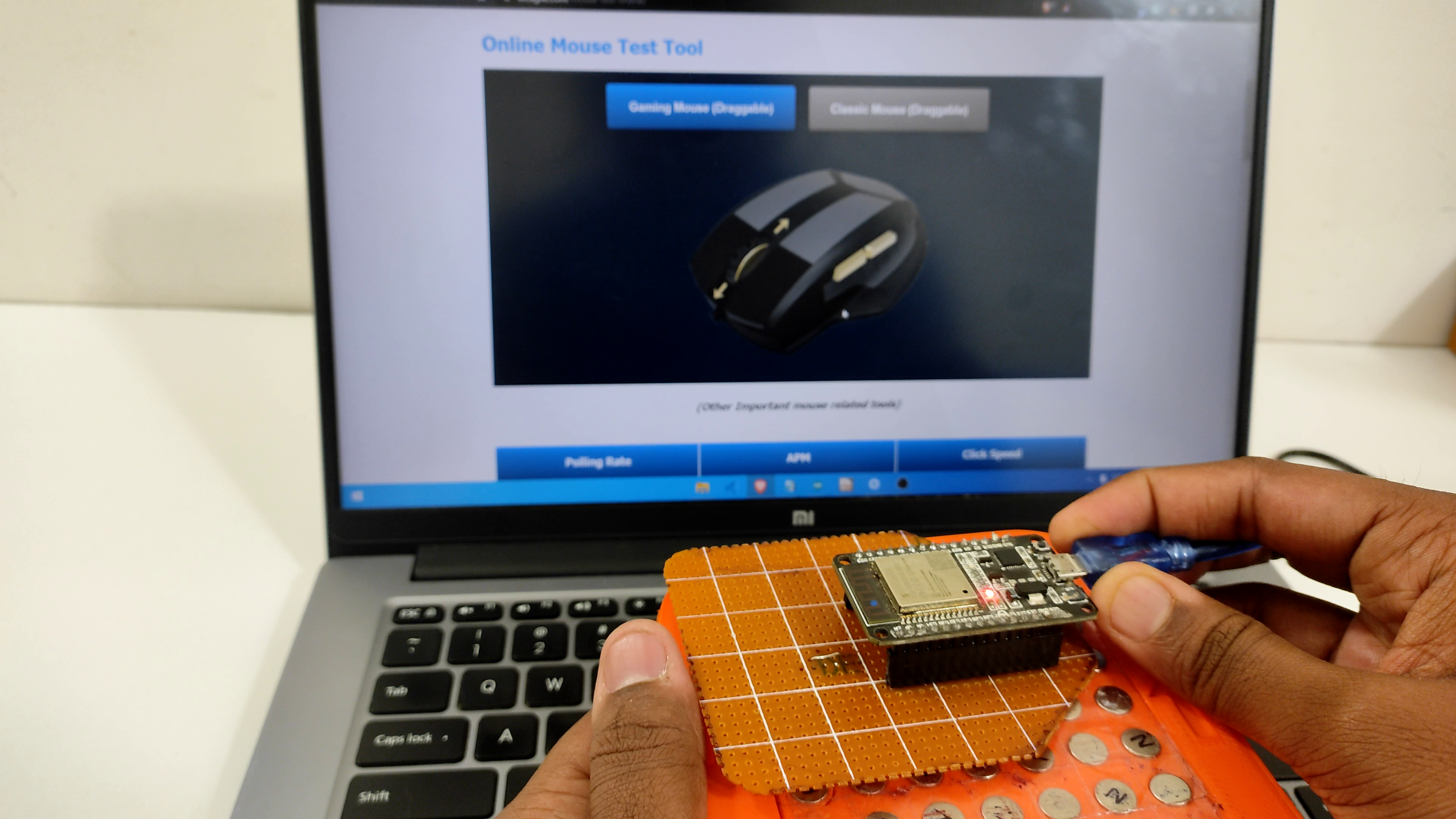 ESP-32 Based BLE Mouse With Magnetic Mouse Pad : 17 Steps (with ...
