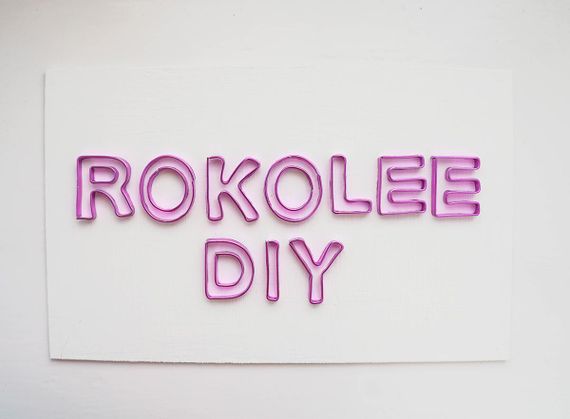 How To: Quill With Metal | DIY Quilled Wire Lettering | Door Sign : 11 ...