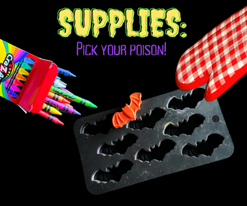 Bat Crayons: a Scary-Easy Crayon DIY! : 5 Steps (with Pictures ...