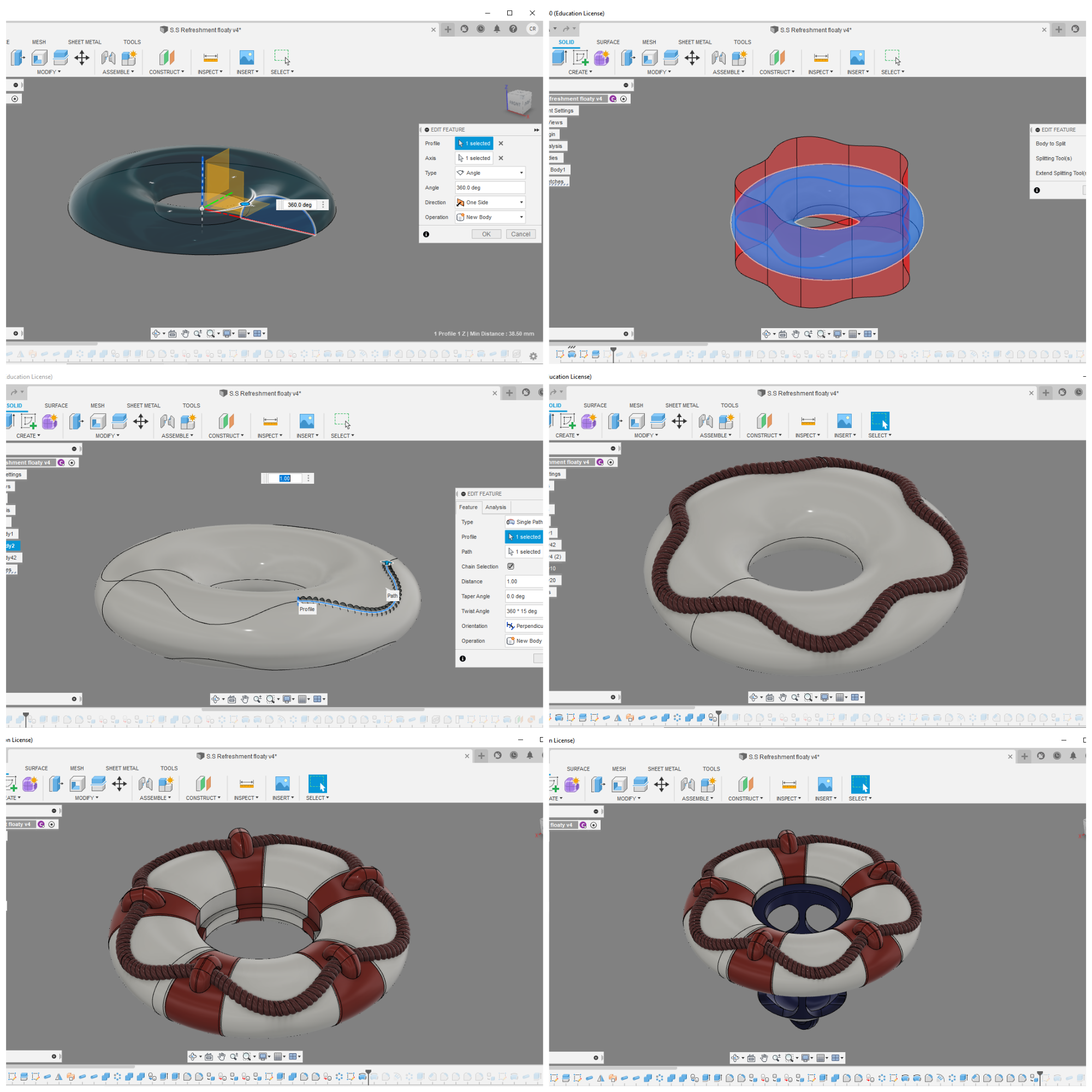 3D Printed Drink Pool Floaty : 6 Steps (with Pictures) - Instructables