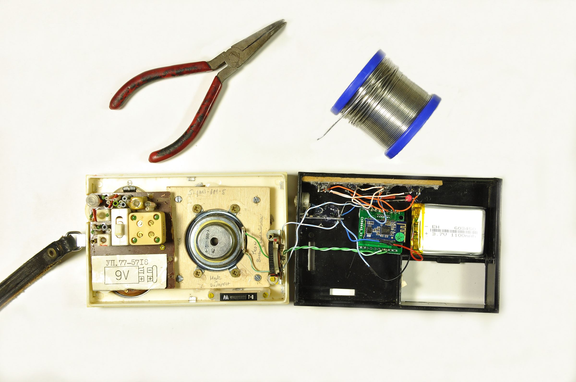 Bluetooth Speaker Made From Old Vintage Radio DIY Portable Speaker : 11 ...