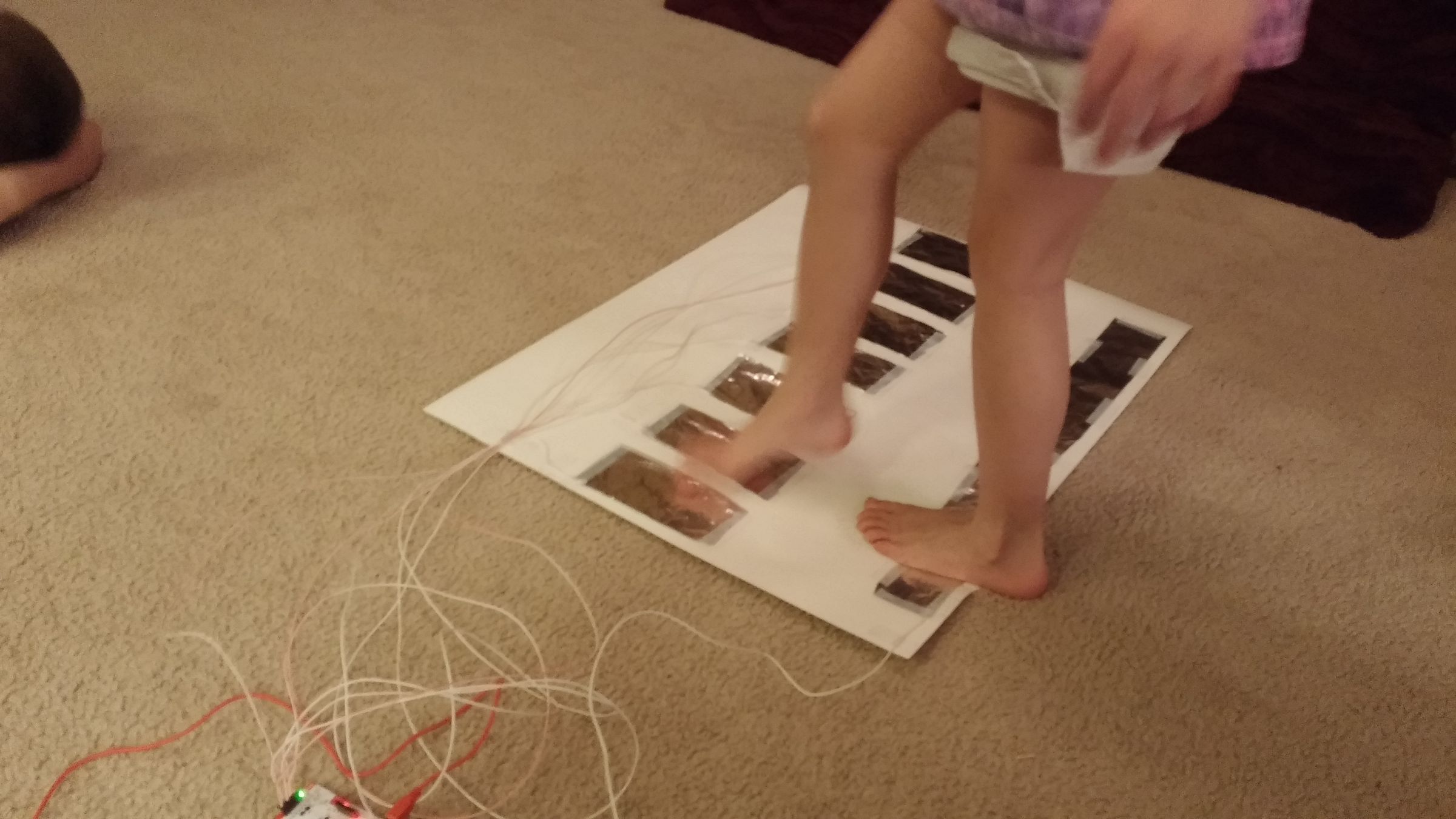 Easy Makey Makey Floor Piano : 5 Steps - Instructables