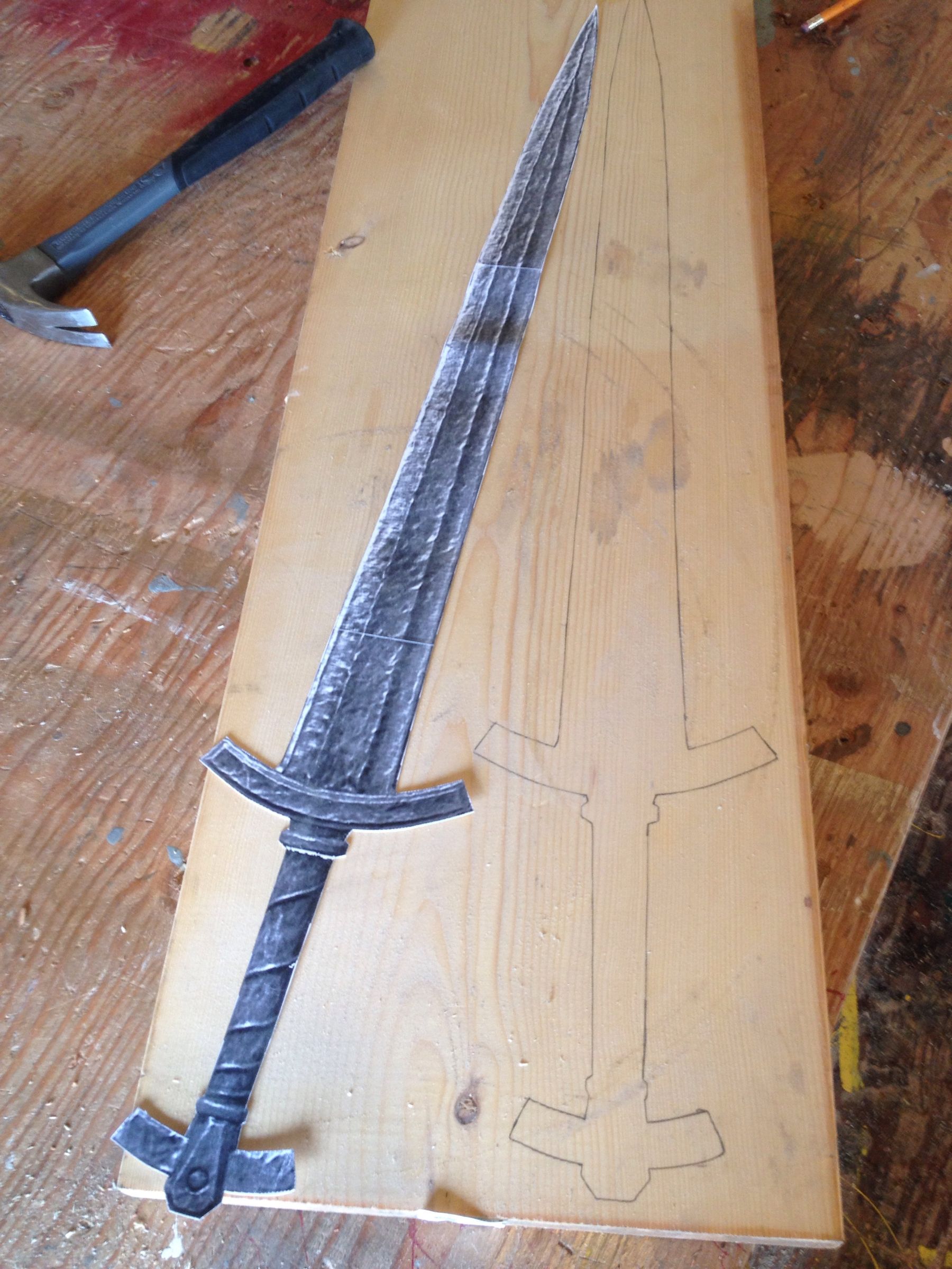 Skyrim Wood Carved Weapons : 5 Steps (with Pictures) - Instructables