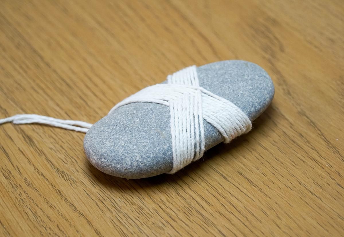 DIY Decorative Wrapped Stones | Japanese-Inspired Crafts : 15 Steps ...