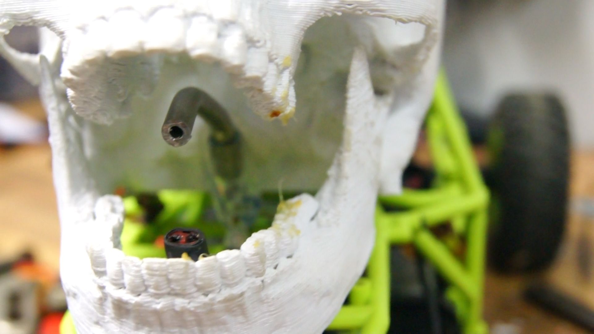 DIY Fire Breathing Halloween Skull - Remote Controlled : 6 Steps (with ...