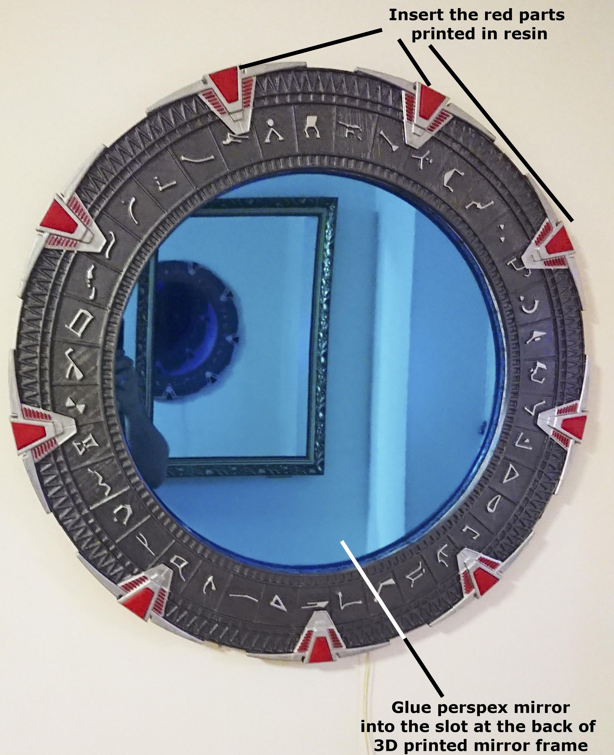 Stargate Mirror With Visual and Sound Effects : 9 Steps (with Pictures ...
