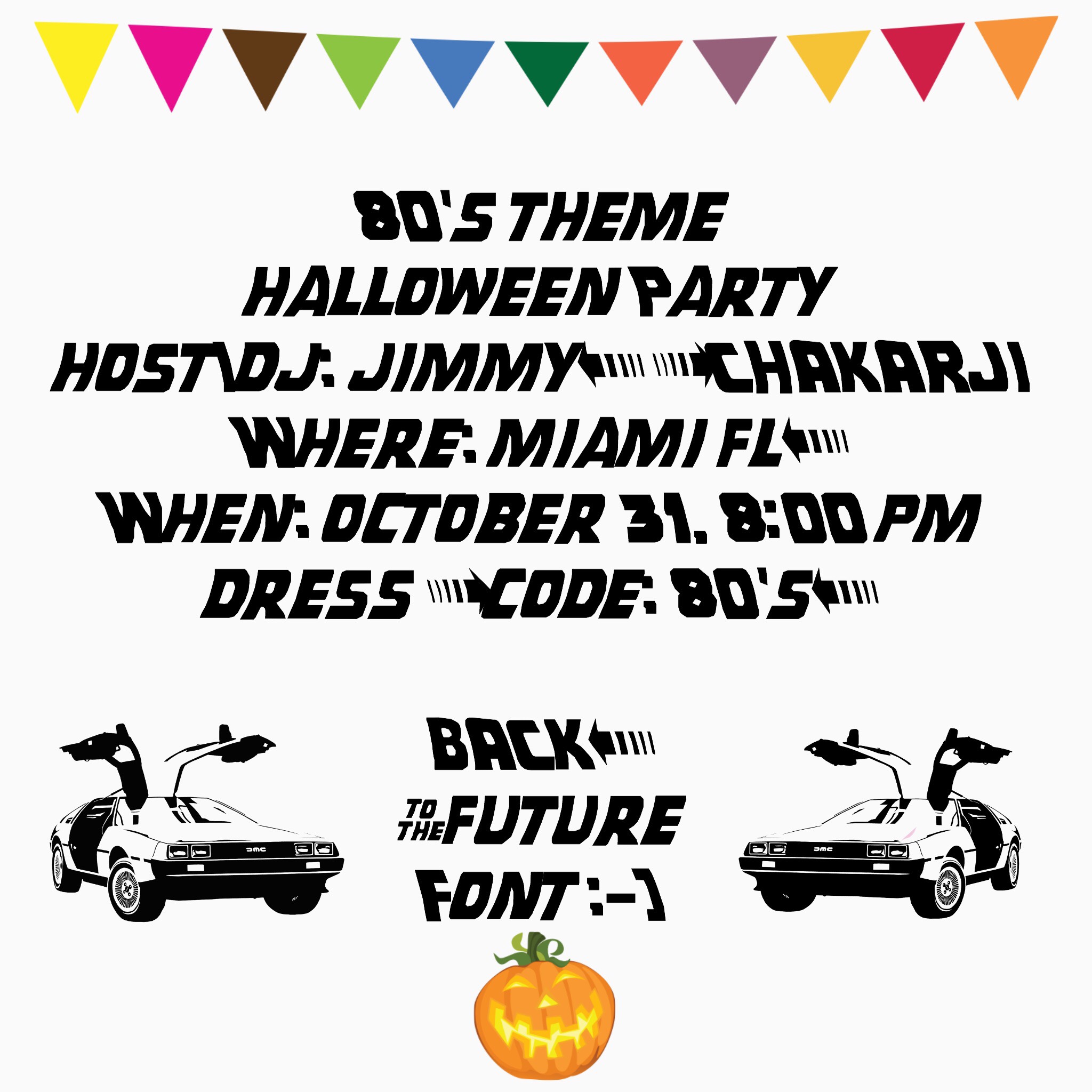 Back to the Future Typography : 5 Steps - Instructables