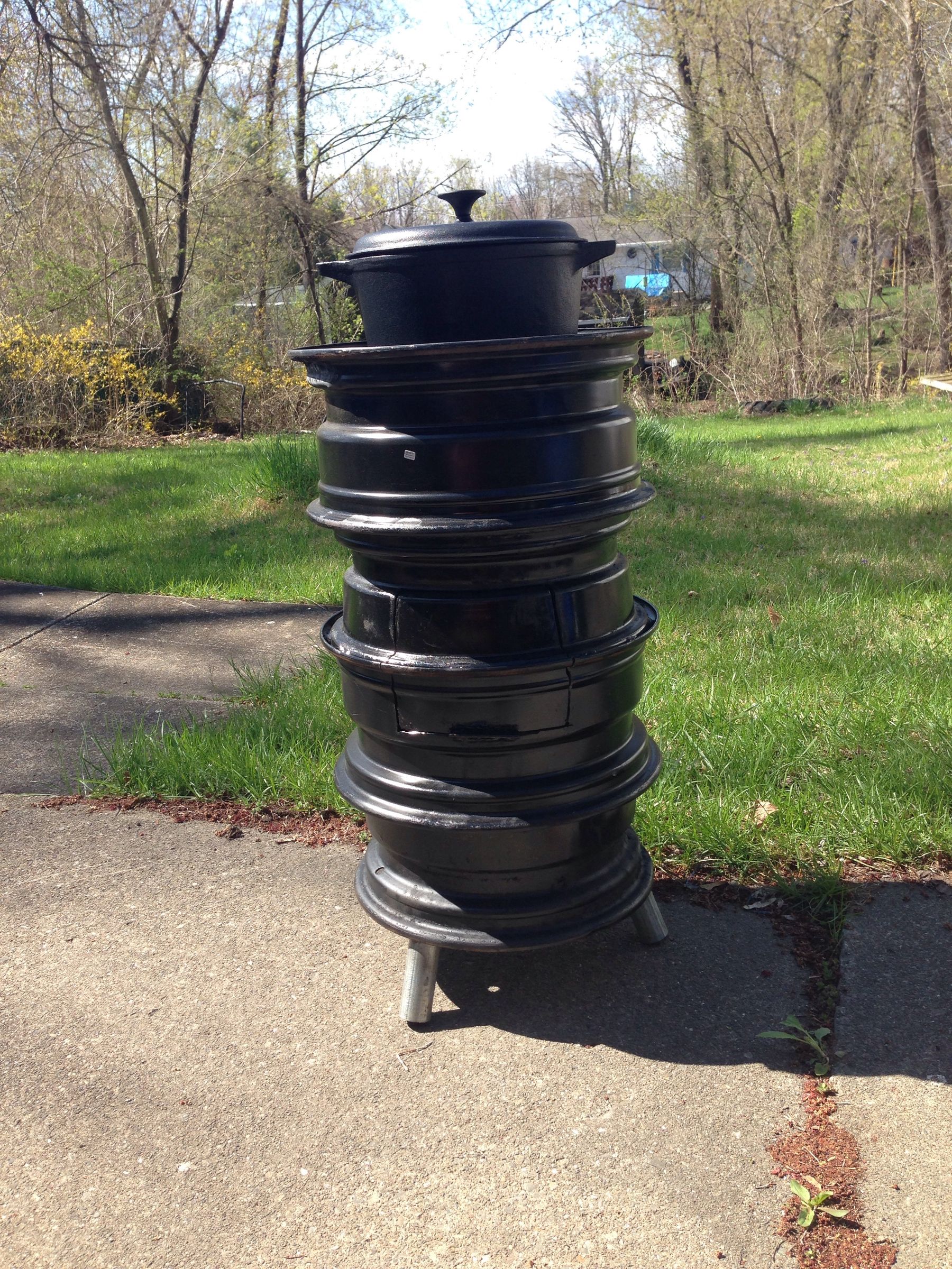 Simple Backyard Pot Belly Stove : 12 Steps (with Pictures) - Instructables