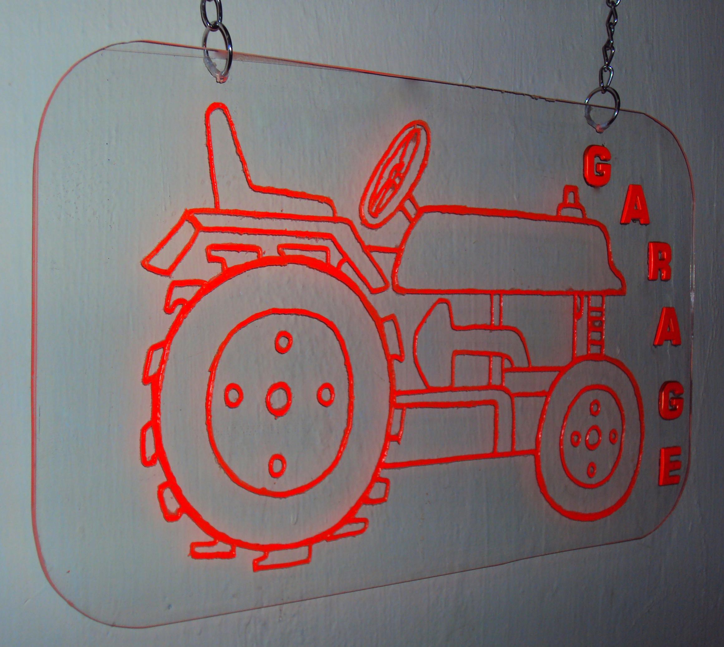 Acrylic Garage Sign-Board : 6 Steps (with Pictures) - Instructables