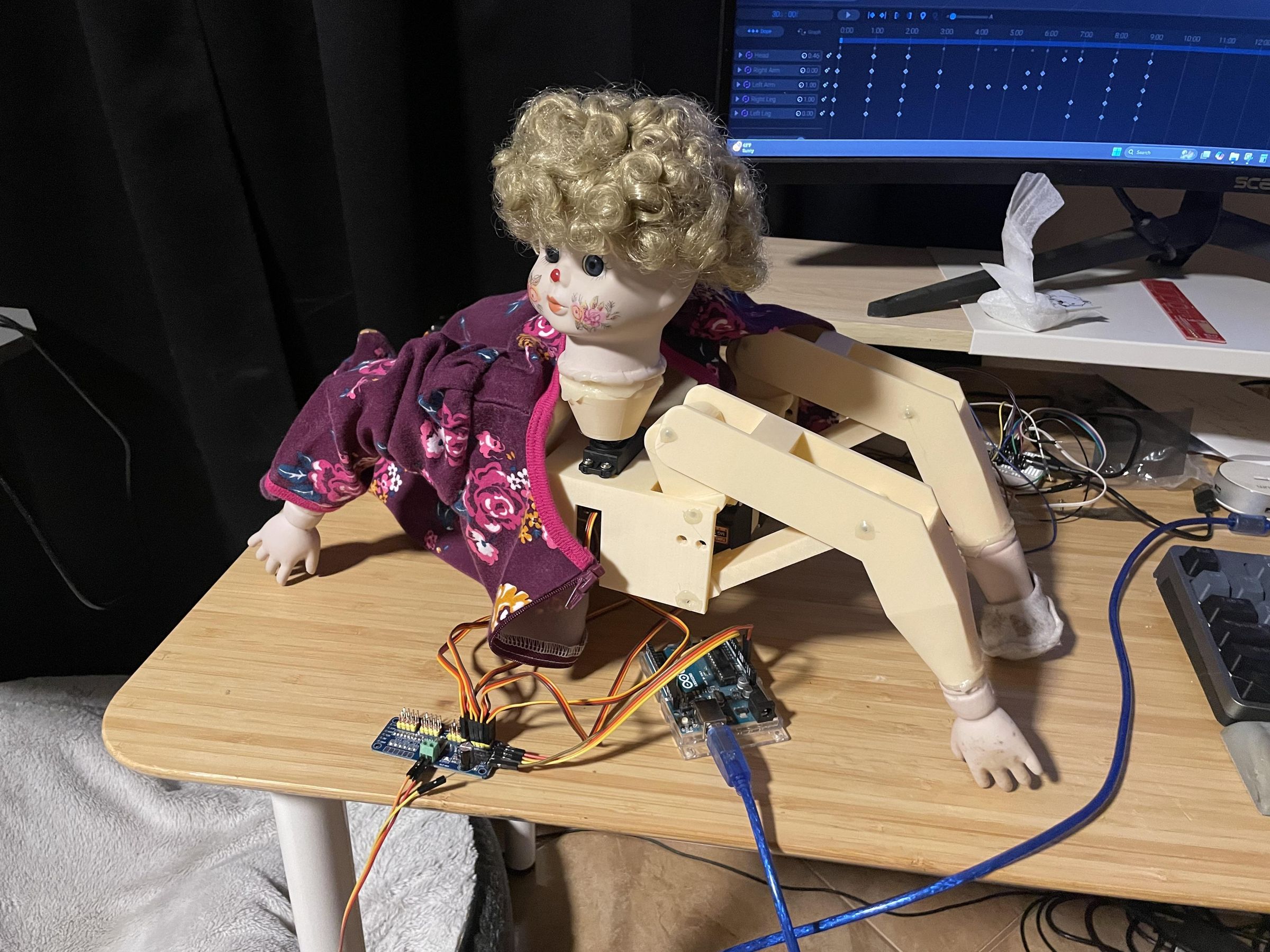 Spooky Halloween Animatronics With Arduino and Bottango! : 7 Steps ...