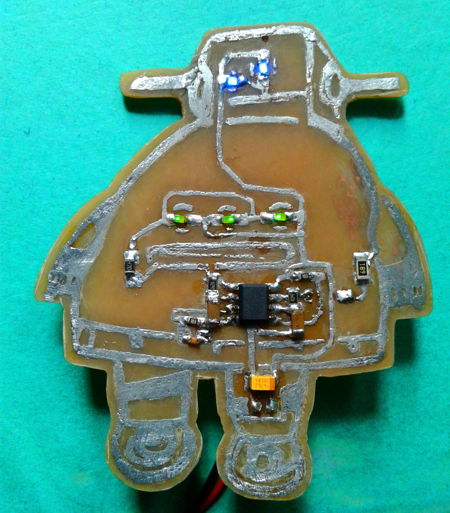 Custom Shaped PCB (Instructable Robot) : 18 Steps (with Pictures ...