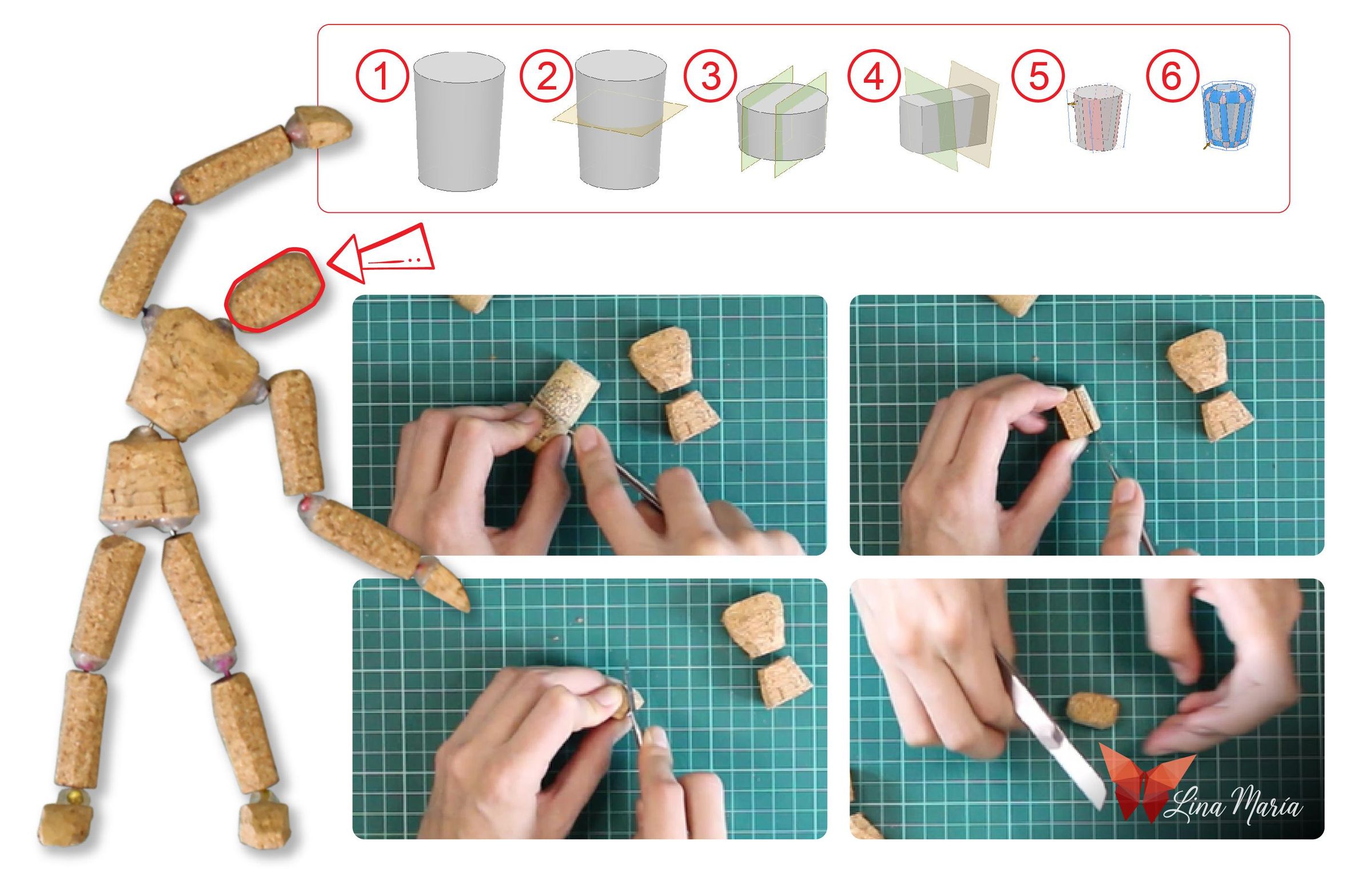 An Ergoman Made Out of Corks : 9 Steps (with Pictures) - Instructables