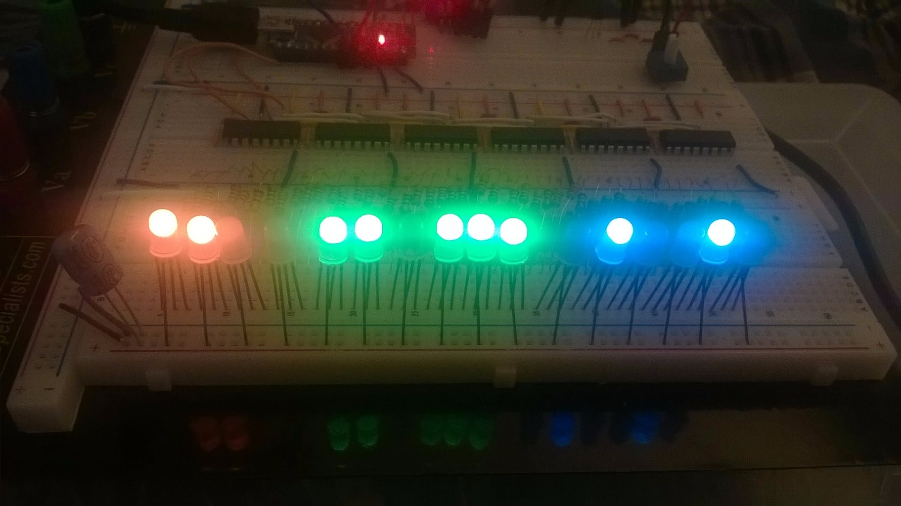 Rgb Binary Clock 4 Steps Instructables
