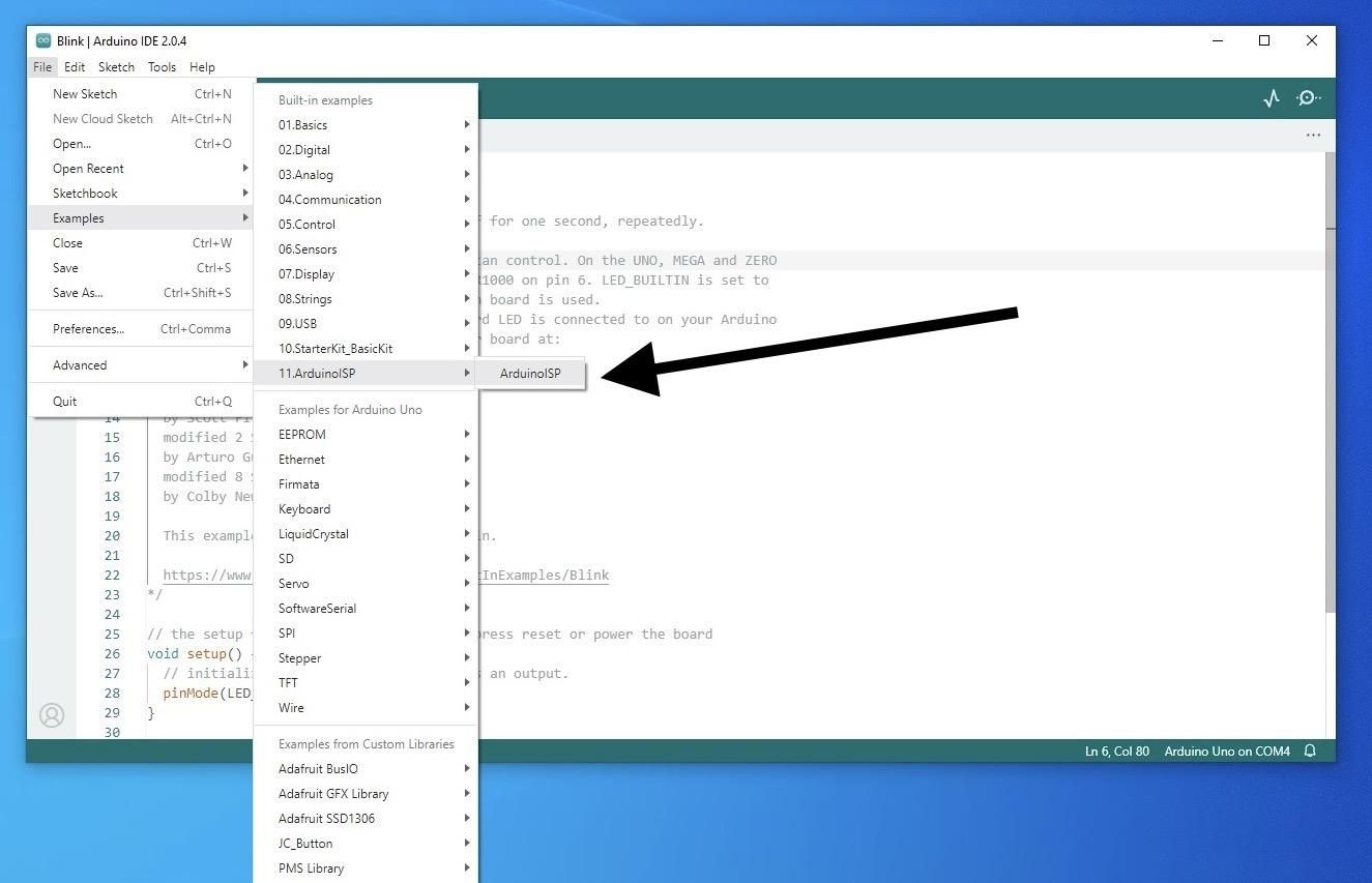 Install Bootloader From Arduino Uno to an ATmega328P Microcontroller in ...