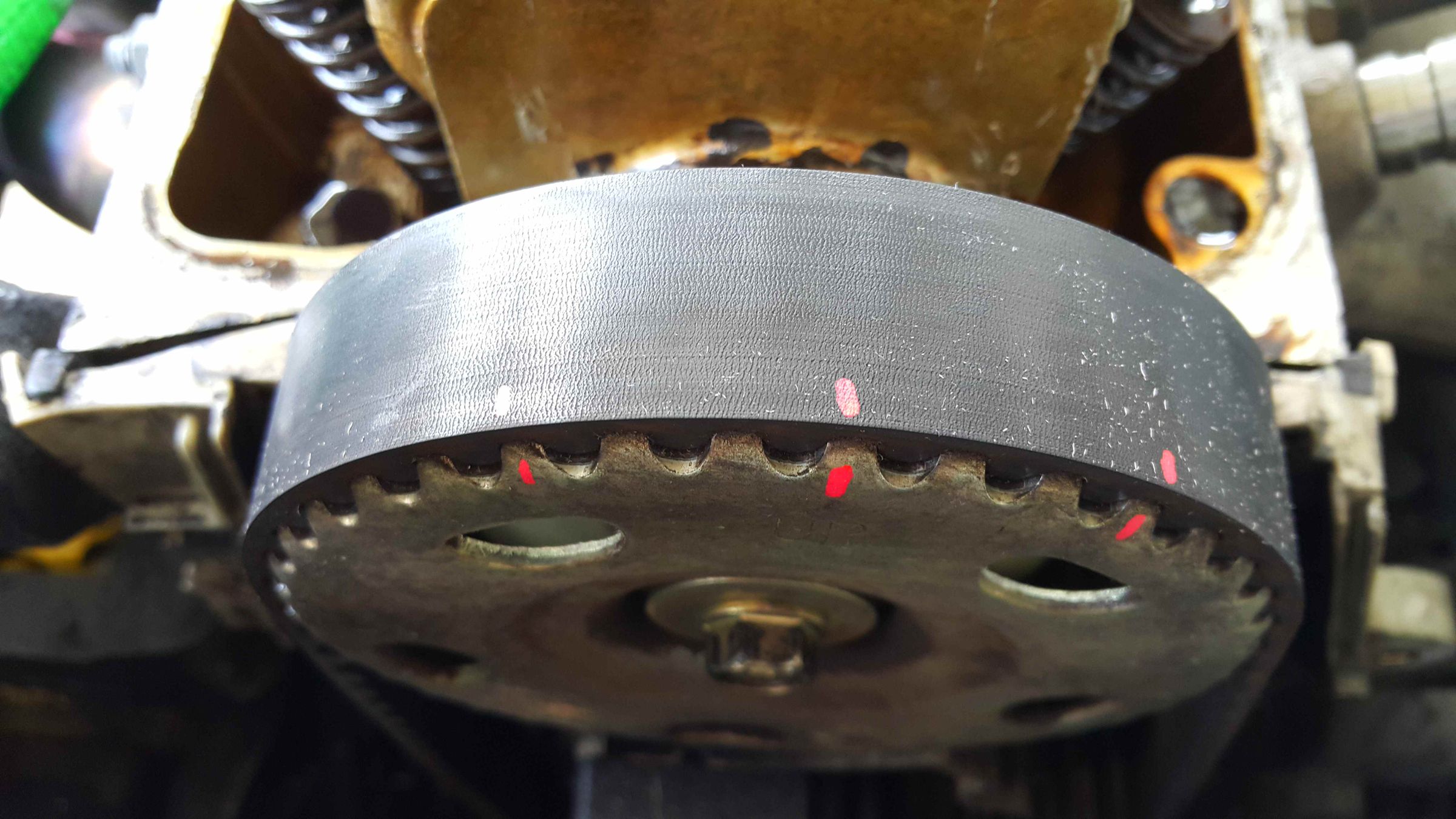 Replacing the Engine Water Pump and Tensioner Pulley (Honda Civic D15B ...