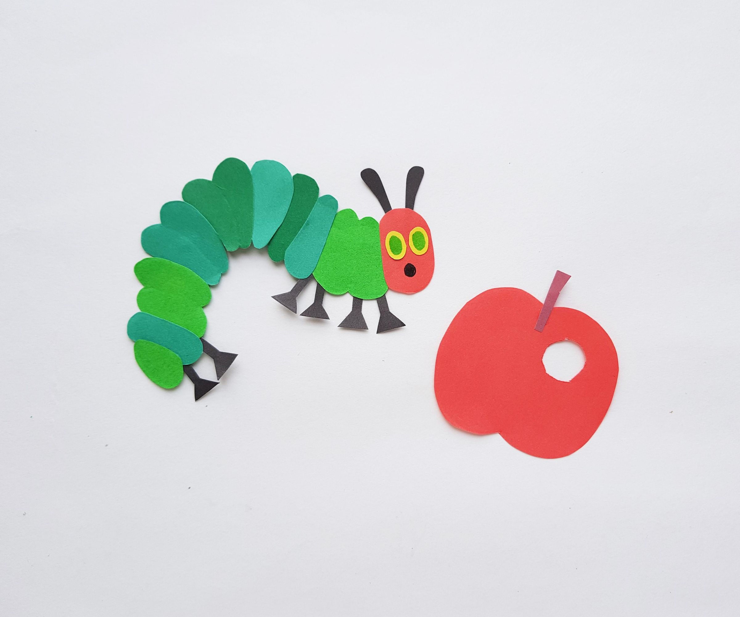 The Very Hungry Caterpillar Craft: FREE Template : 7 Steps (with ...