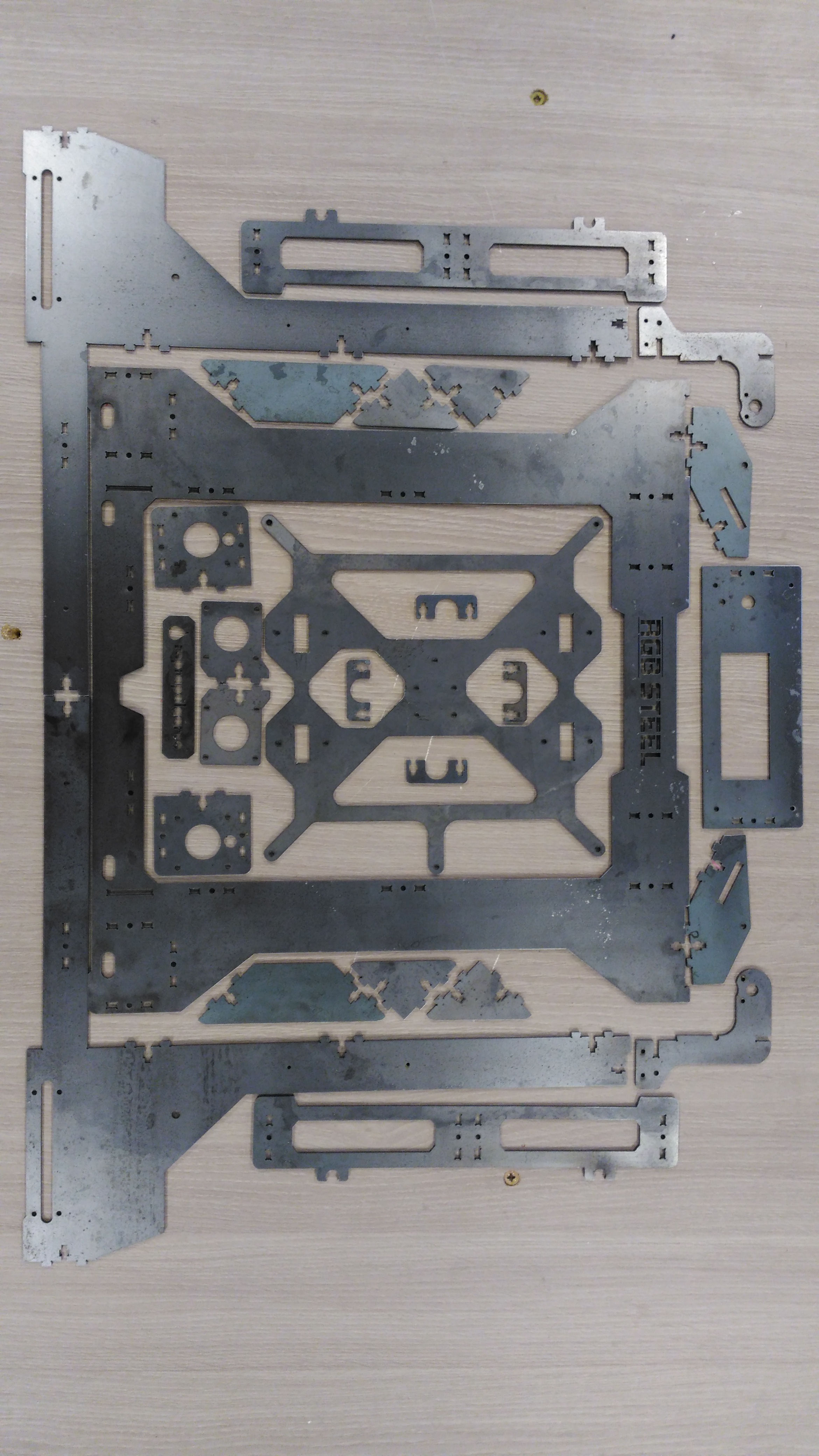 RGB STEEL - Low Cost, Steel Frame, Color Mixing 3D Printer : 19 Steps ...