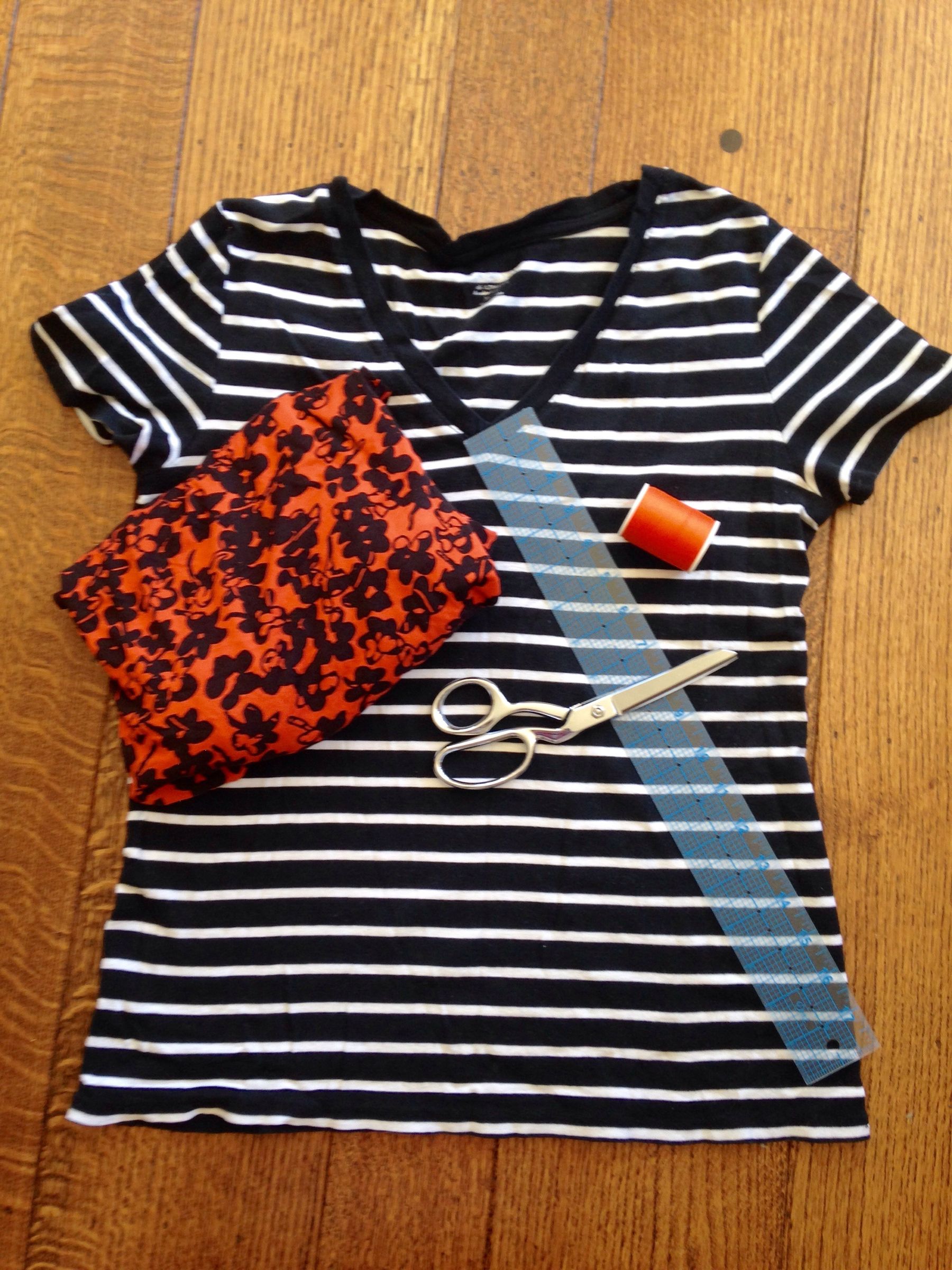 Make an A-line Tee Out of a Fitted Tee : 5 Steps - Instructables
