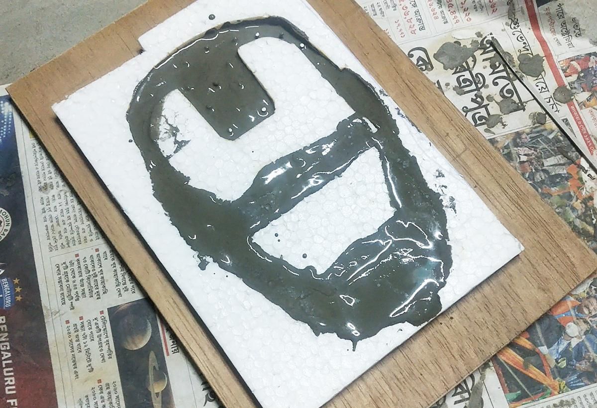 Iron Man - Helmet | Cement Wall Art : 16 Steps (with Pictures ...
