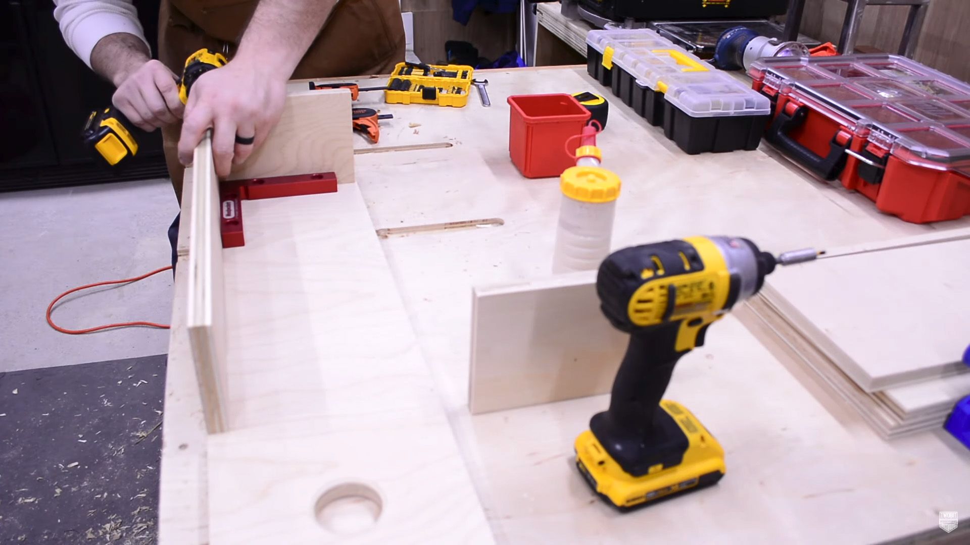 How to Build a Pocket Hole Workstation | DIY Woodworking Shop Project ...